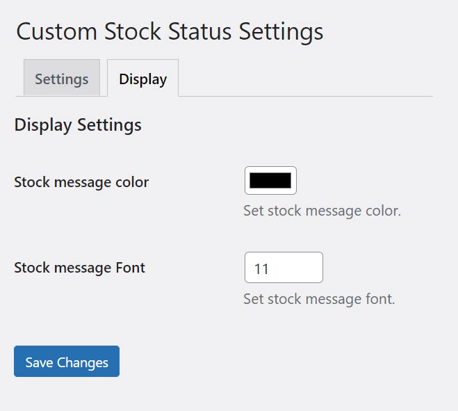 WooCommerce Custom Stock Status Plugin - Addify